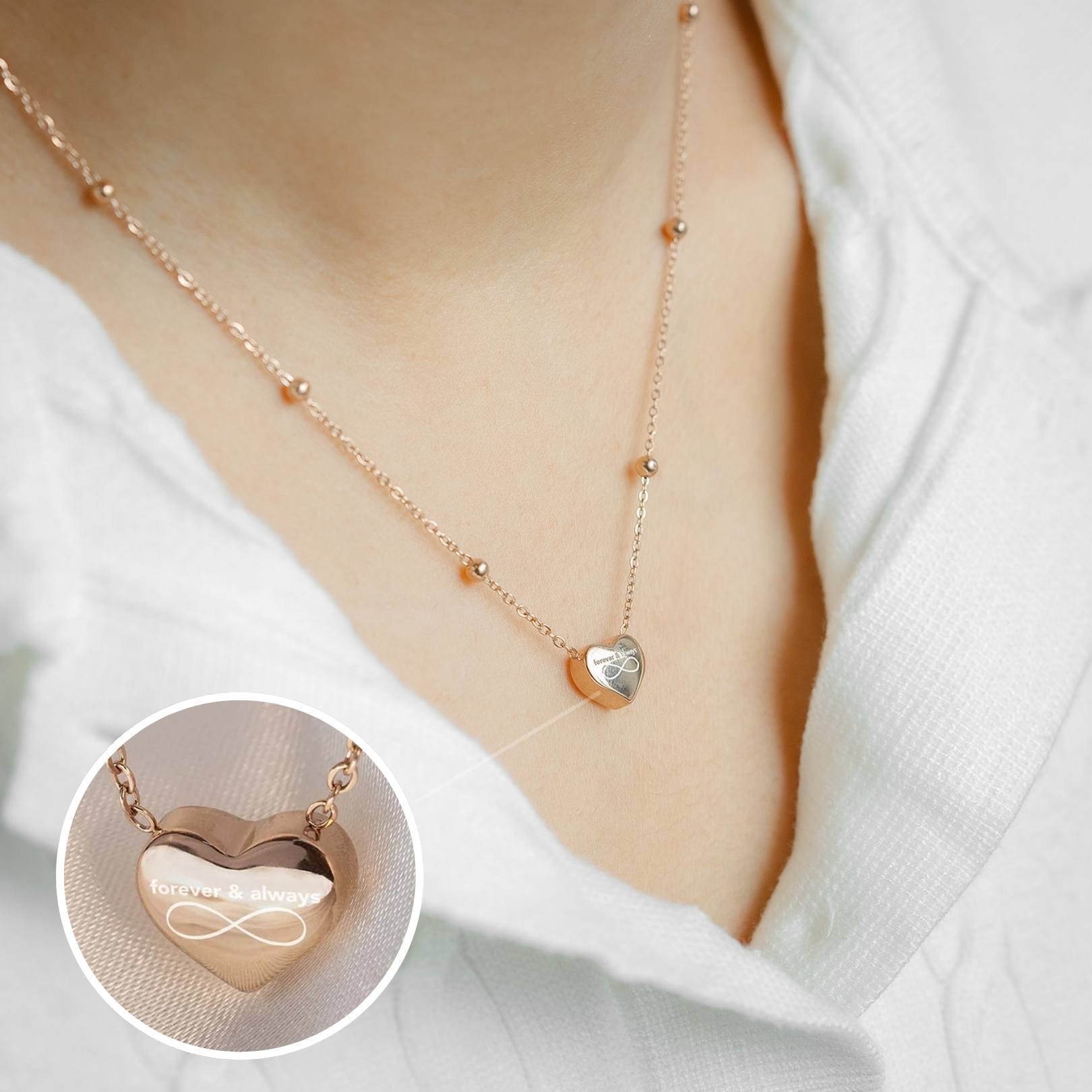 heart necklace for women under ₹ 5000