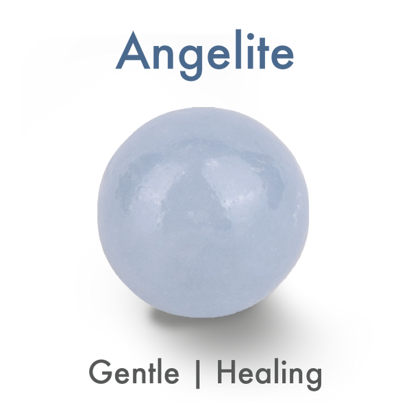 Angelite Natural Healing Stone - Information & Properties