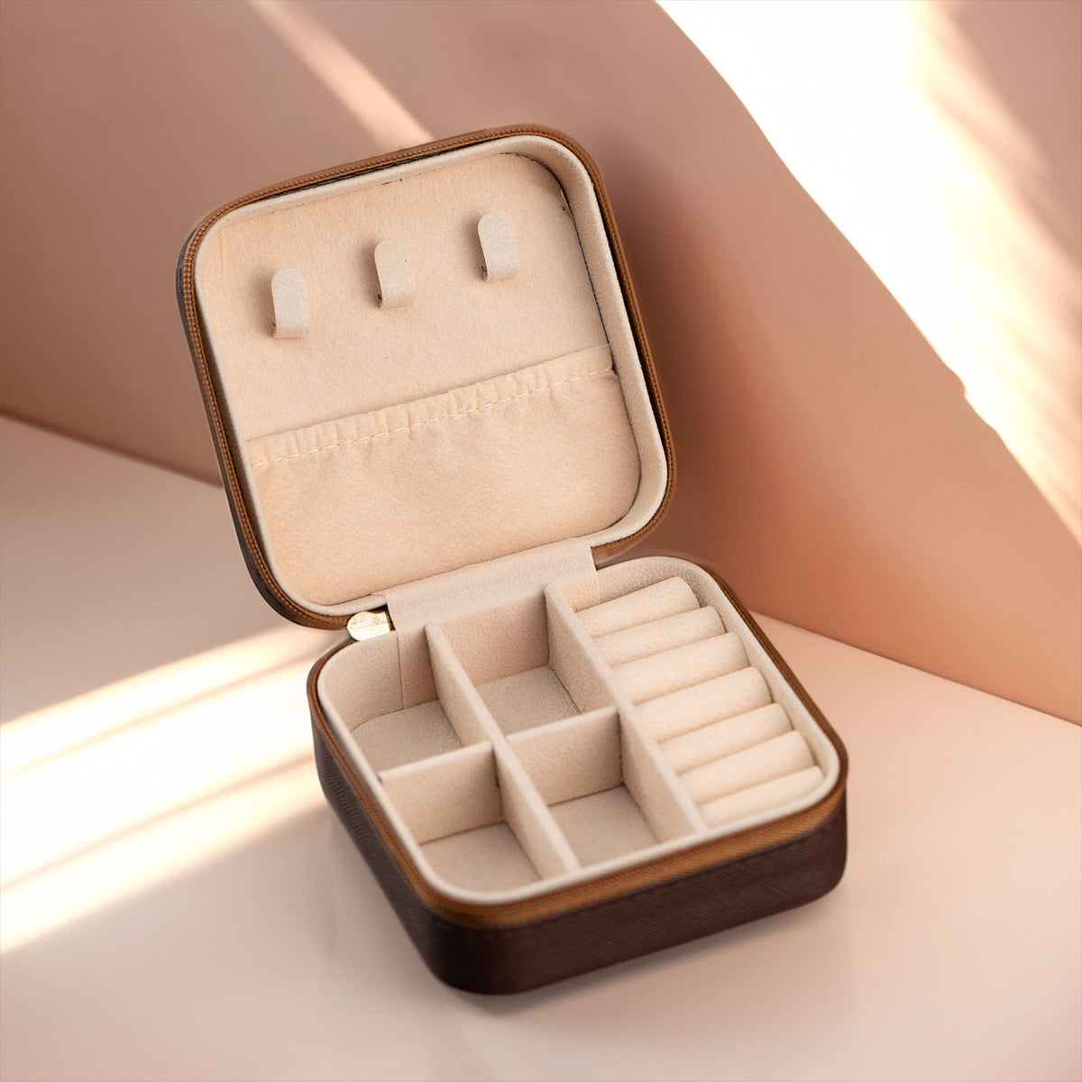 Shop Nutty Brown Mini Jewellery Organiser | Mesmerize India