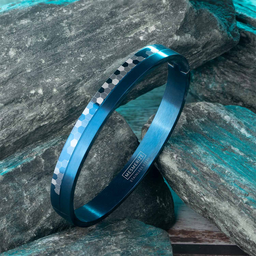 Hex Matrix Kada Bracelet for Men- Mesmerize India