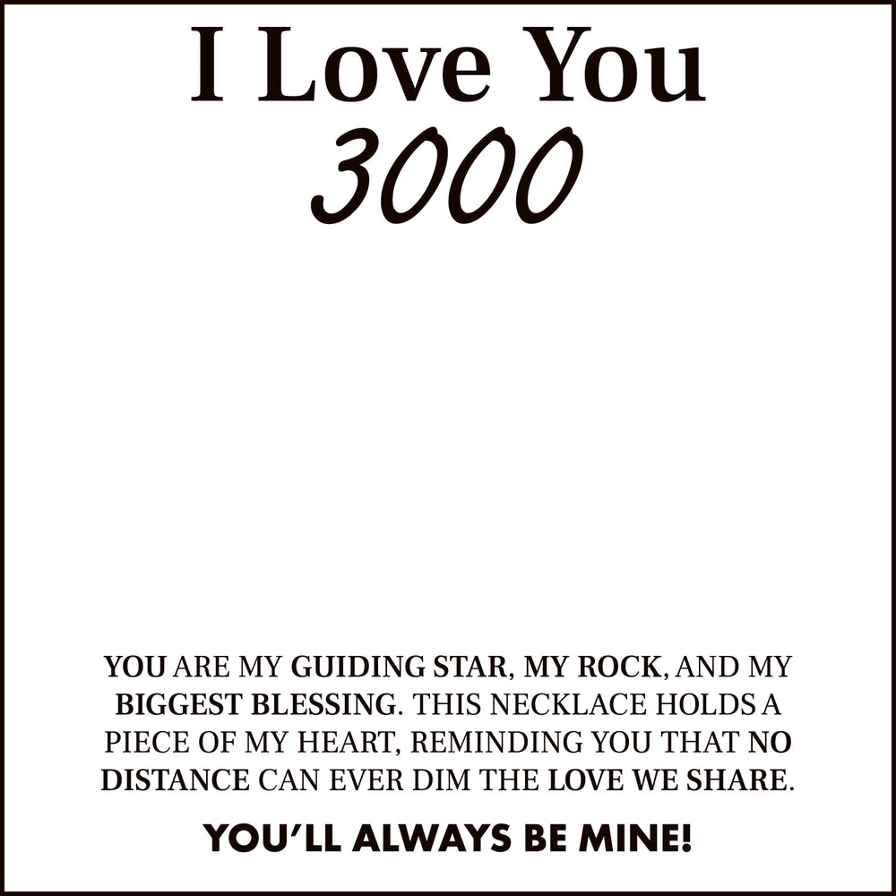 I Love You 3000 Gift Card For Women-Mesmerize India