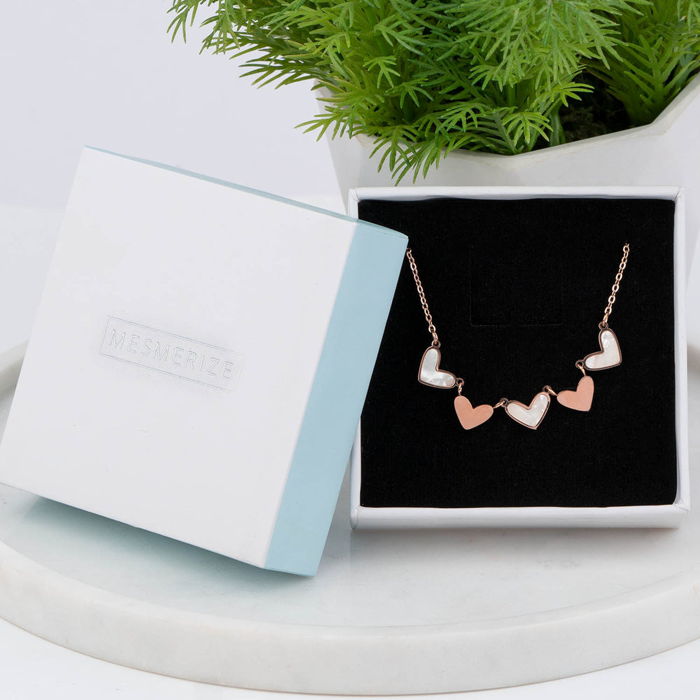 Mini Hearts Reversible Necklace