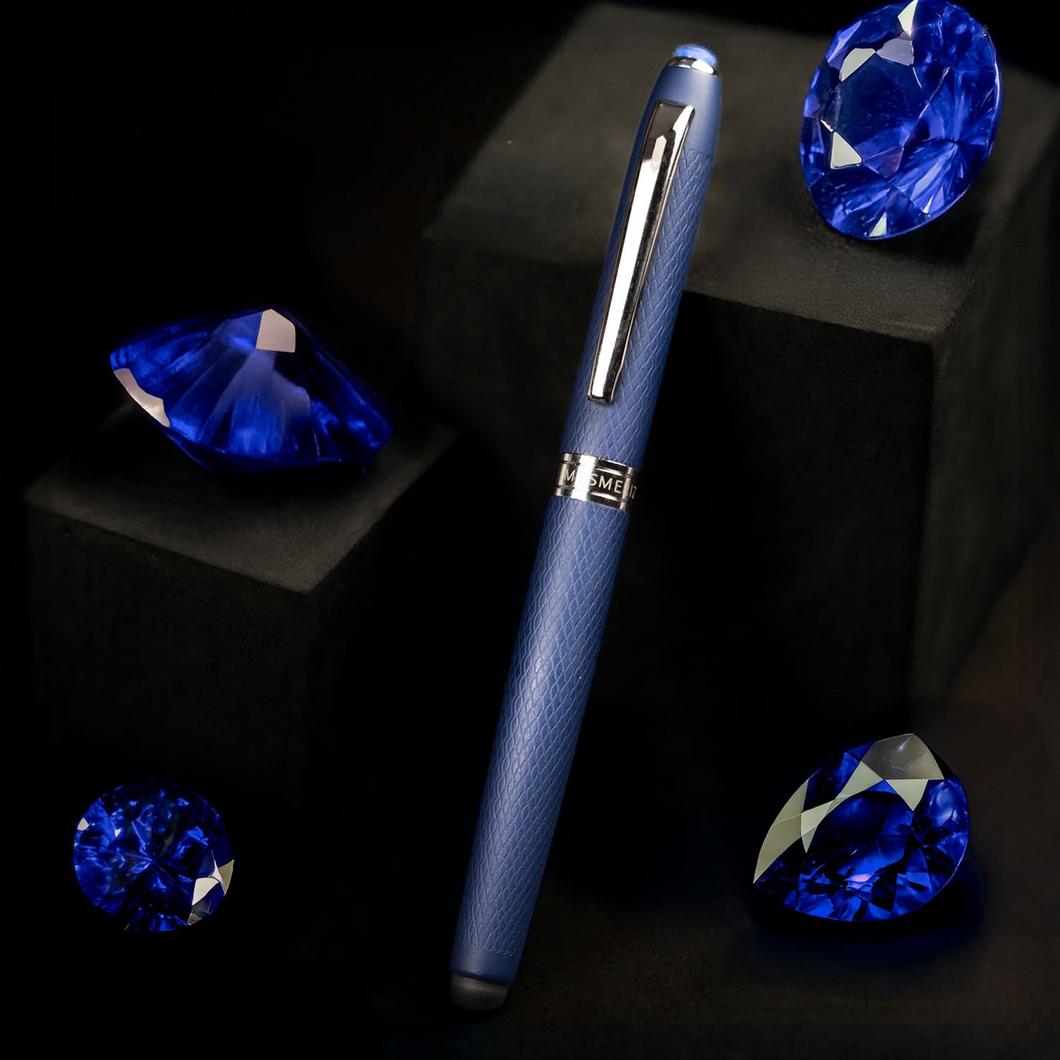 Sapphire 2 in 1 MagSnap Roller Ball Pen Matte Blue Finish with Stylus ...