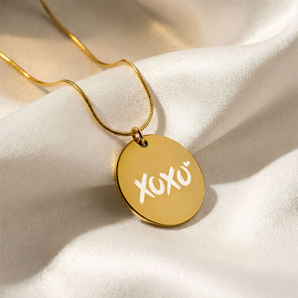 XOXO Circle Necklace- Mesmerize India